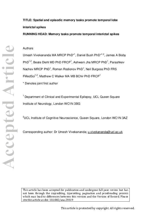 (PDF) Spatial and episodic memory tasks promote temporal lobe ...