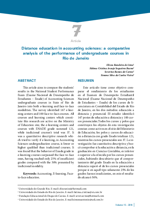(PDF) Distance education in accounting sciences: a comparative analysis ...