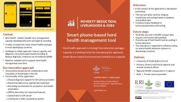 (PDF) Smart phone-based herd health management tool