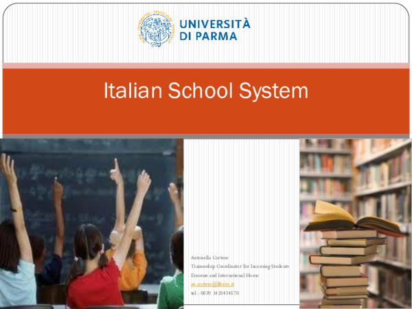 (PDF) The Italian school system