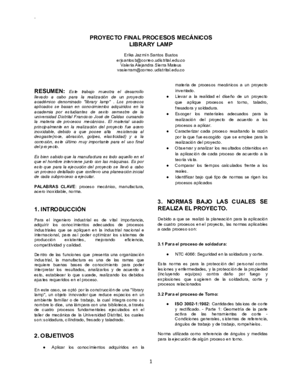 (DOC) Proyecto final Procesos Mécanicos
