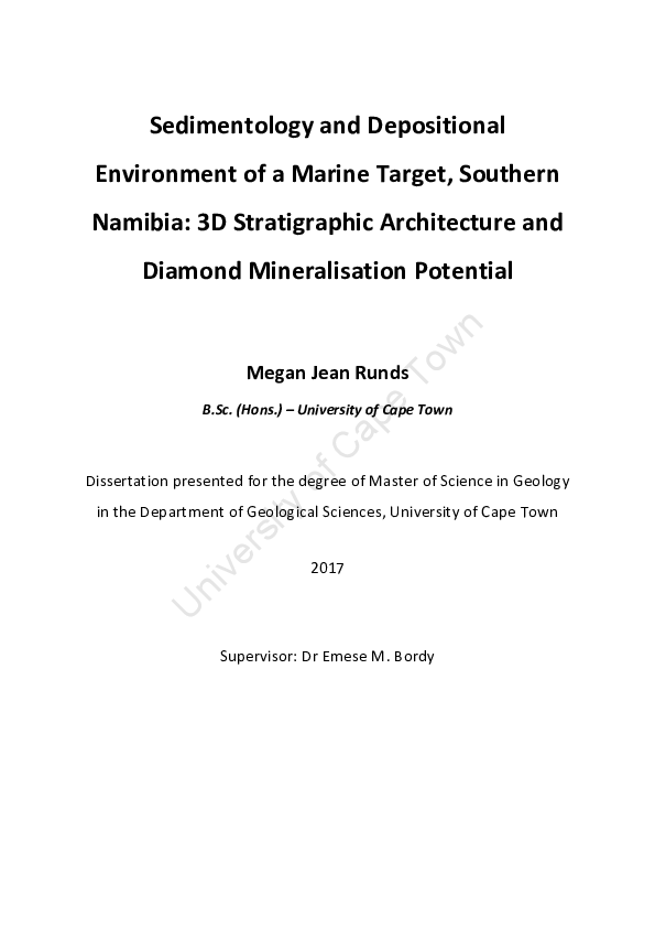 (PDF) Sedimentology and depositional environment of a marine target ...