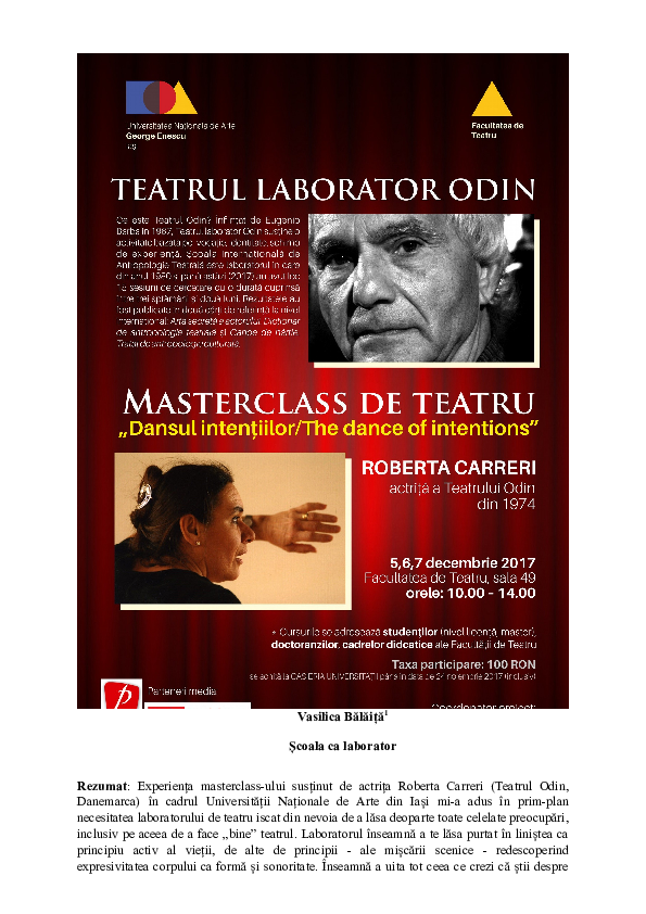 (DOC) Scoala ca laborator