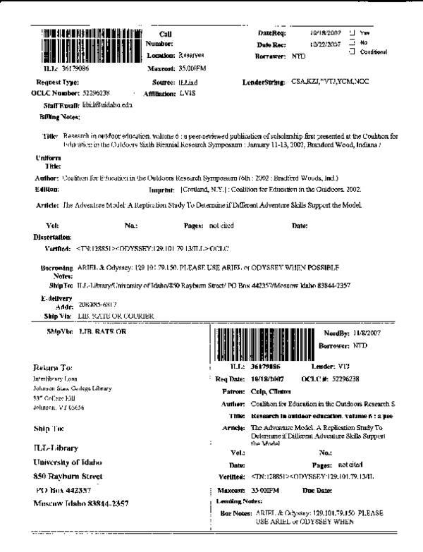 (PDF) The Adventure Model: A Replication Study To Determine if ...