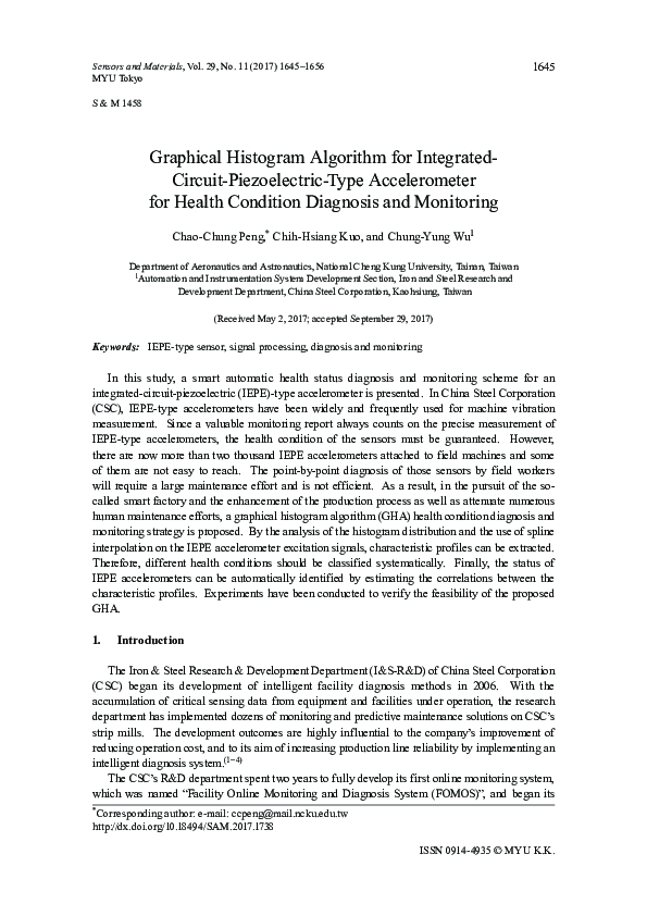 Pdf Graphical Histogram Algorithm For Integrated Circuit