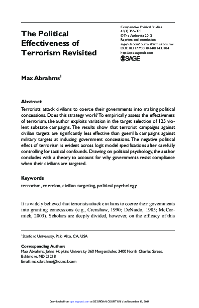 (PDF) Comparative Political Studies