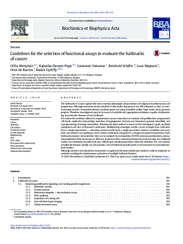 (PDF) Guidelines for the selection of functional assays to evaluate the ...