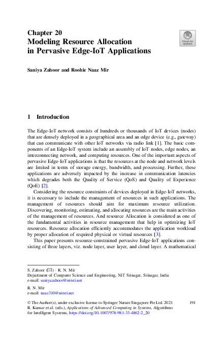 (PDF) Modeling Resource Allocation in Pervasive Edge-IoT Applications