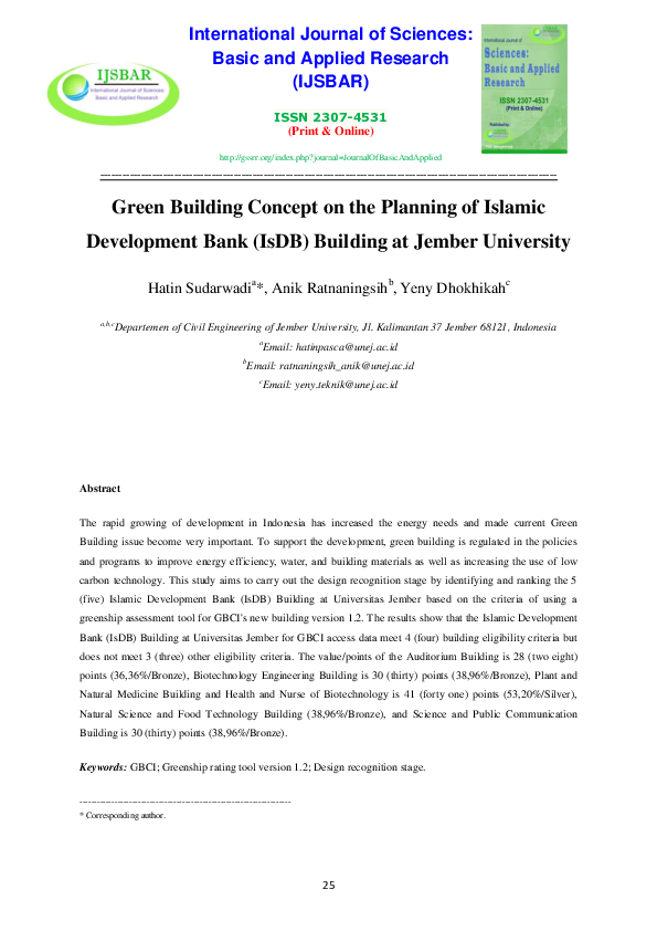 (PDF) Green Building Concept on the Planning of Islamic Development ...