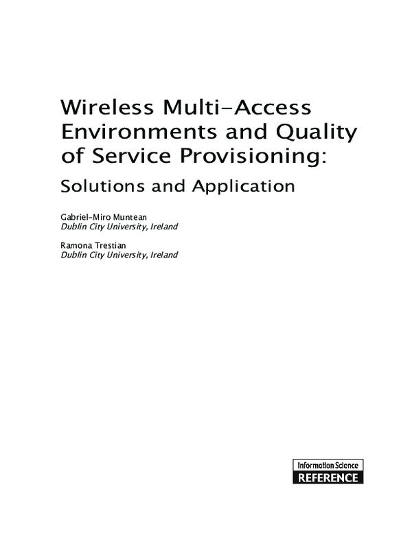 (PDF) Wireless Multi-Access Environments and Quality of Service Provisioning