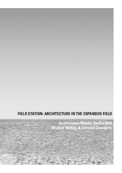 (PDF) FIELD STATION: ARCHITECTURE IN THE EXPANDED FIELD Architecture ...