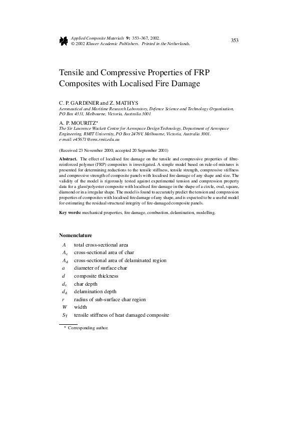 (PDF) Tensile and compressive properties of FRP composites with ...