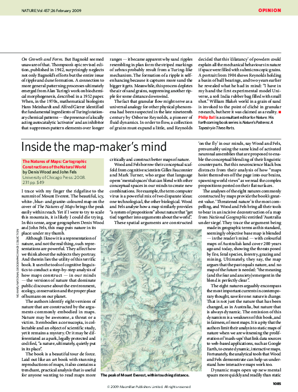 Inside the map-maker's mind