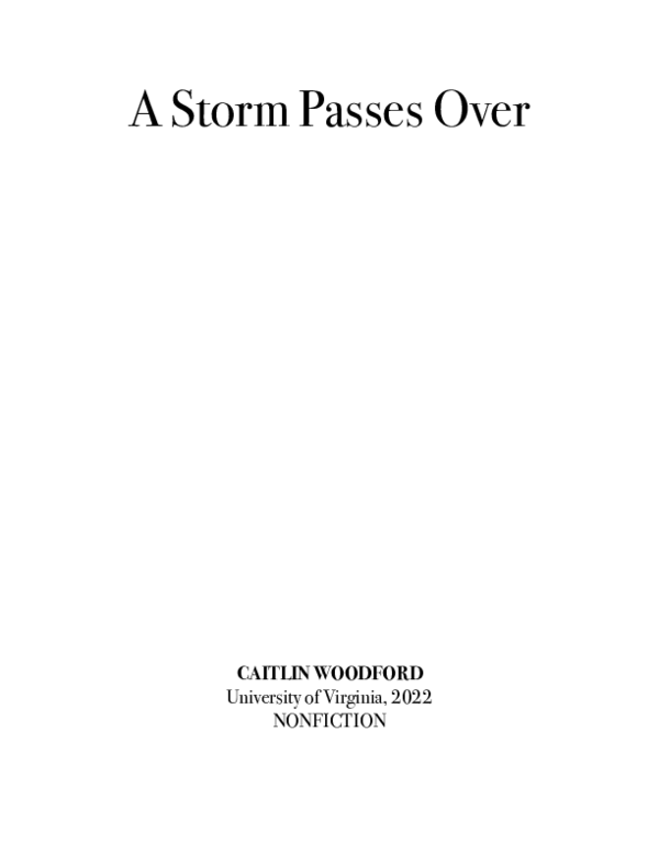 (PDF) A Storm Passes Over
