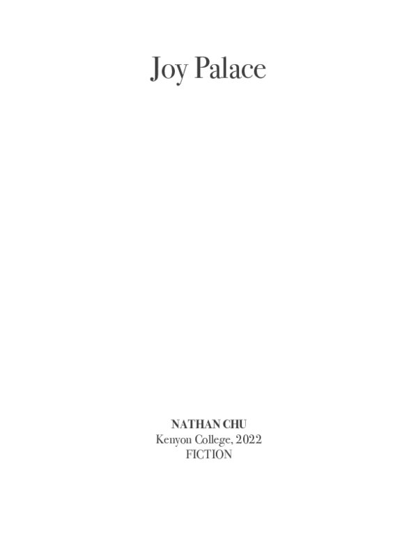 (PDF) Joy Palace