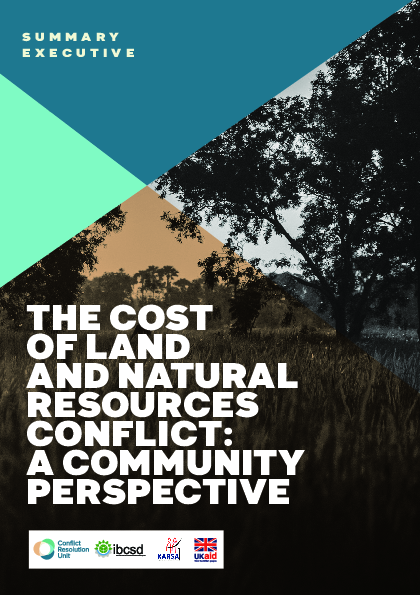(PDF) The Cost of Land and Natural Resources Conflict: A Community ...