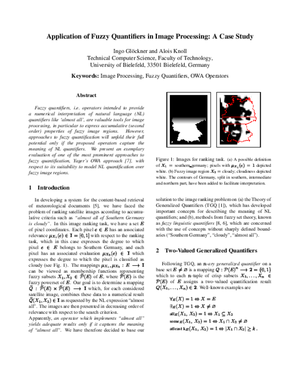 (PDF) Application of fuzzy quantifiers in image processing: a case study