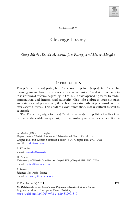 (PDF) Cleavage Theory
