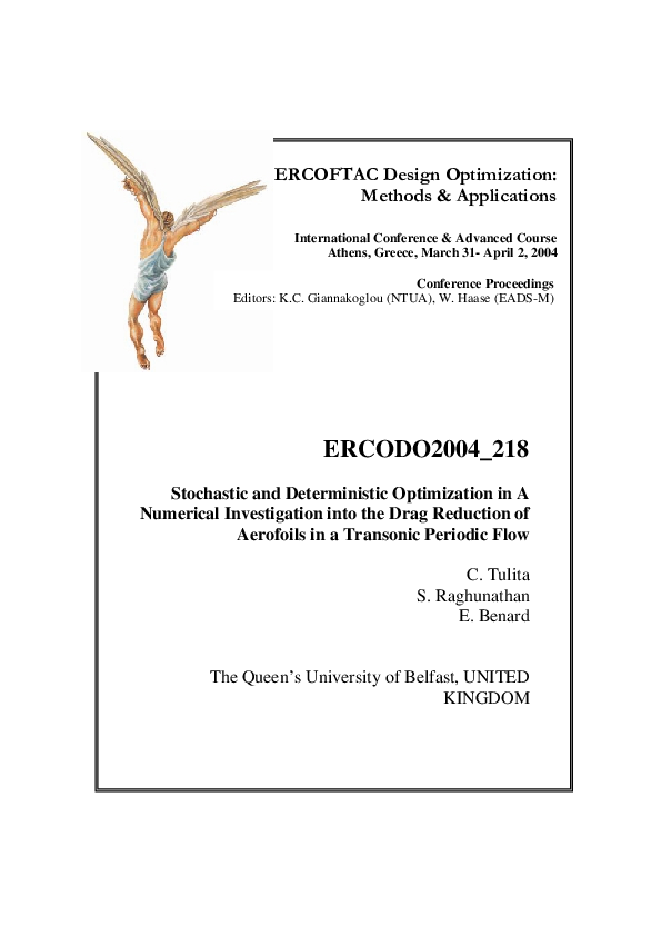 (PDF) Stochastic and Deterministic Optimization in A Numerical ...