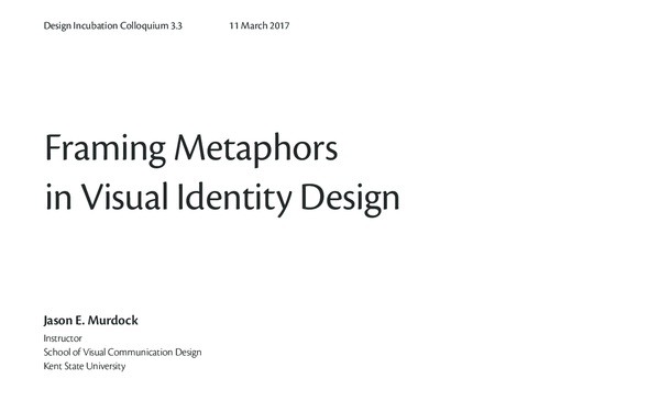 (PDF) Framing Metaphors in Visual Identity Design
