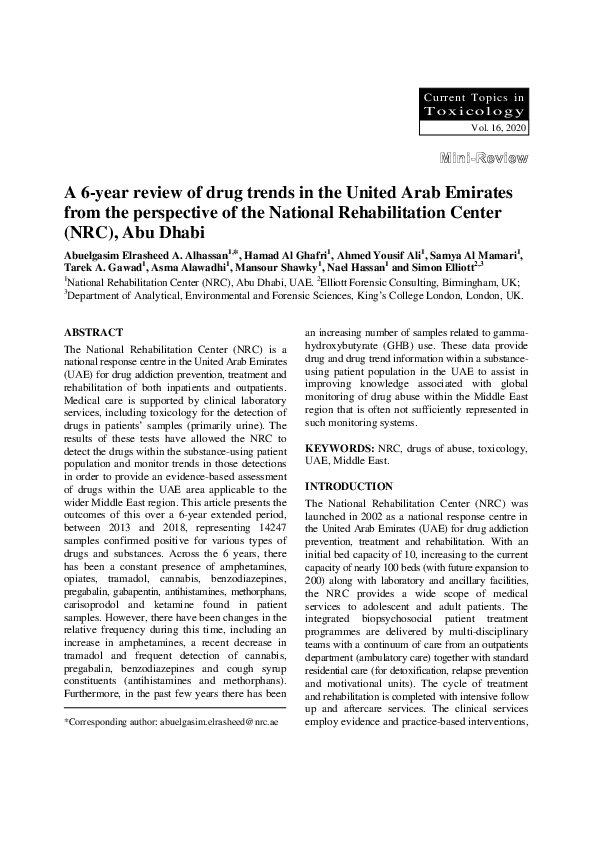 (PDF) A 6-year review of drug trends in the United Arab Emirates from ...