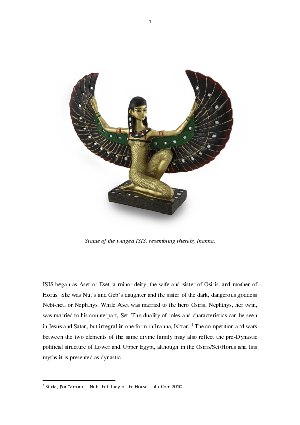 (PDF) ISIS Goddess of life and love