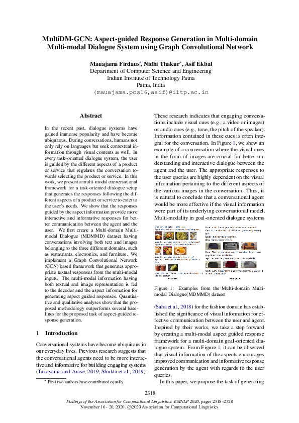 (PDF) MultiDM-GCN: Aspect-guided Response Generation in Multi-domain Multi-modal Dialogue System ...