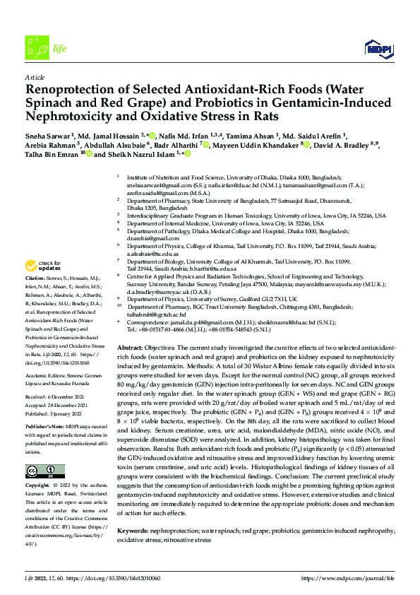 (PDF) Renoprotection of Selected Antioxidant-Rich Foods (Water Spinach ...