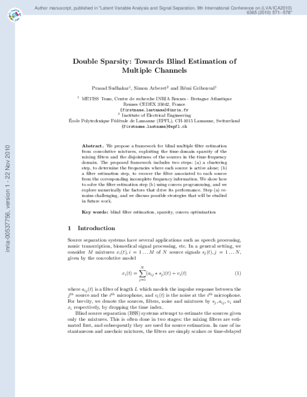 (PDF) Lecture Notes in Computer Science