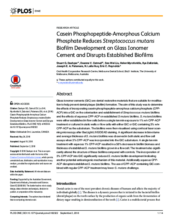 (PDF) Casein Phosphopeptide-Amorphous Calcium Phosphate Fluoride (CPP-ACPF) SEBAGAI BAHAN ...
