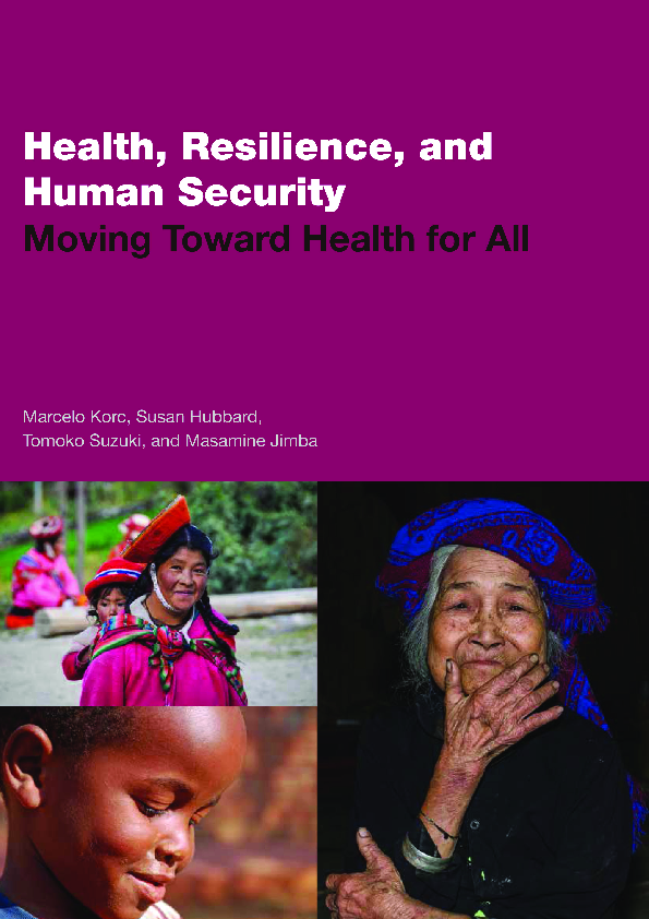 (PDF) Health, Resilience, and Human Security: Moving Toward Health for All