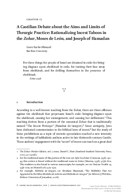 (PDF) A Castilian Debate about the Aims and Limits of Theurgic Practice ...
