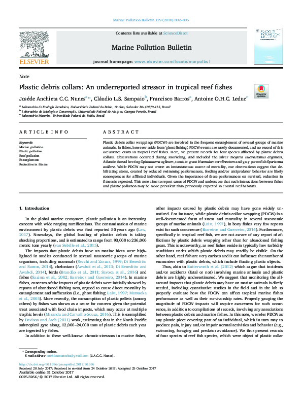(PDF) Marine Pollution Bulletin