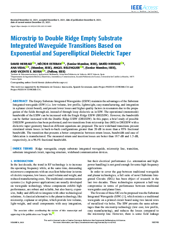 Pdf Full Wave Fdtd Design And Analysis Of Wideband Microstrip To