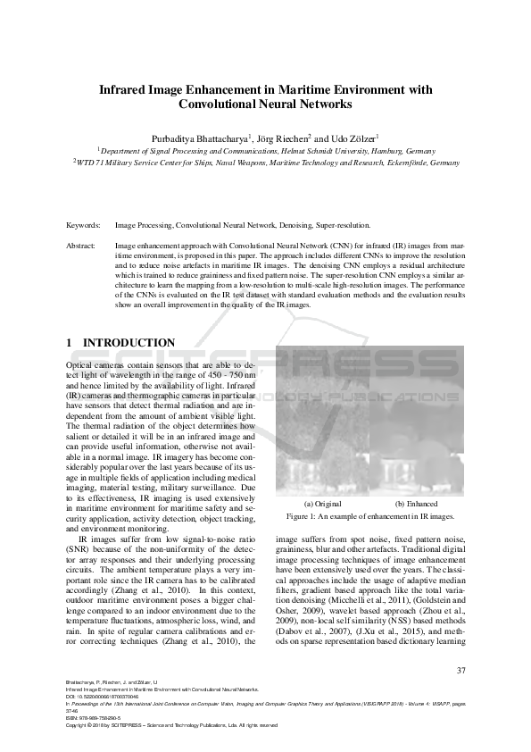 (PDF) Infrared Image Enhancement in Maritime Environment with ...