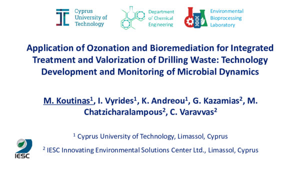 (PDF) Application of ozonation and bioremediation for integrated treatment and valorization of ...