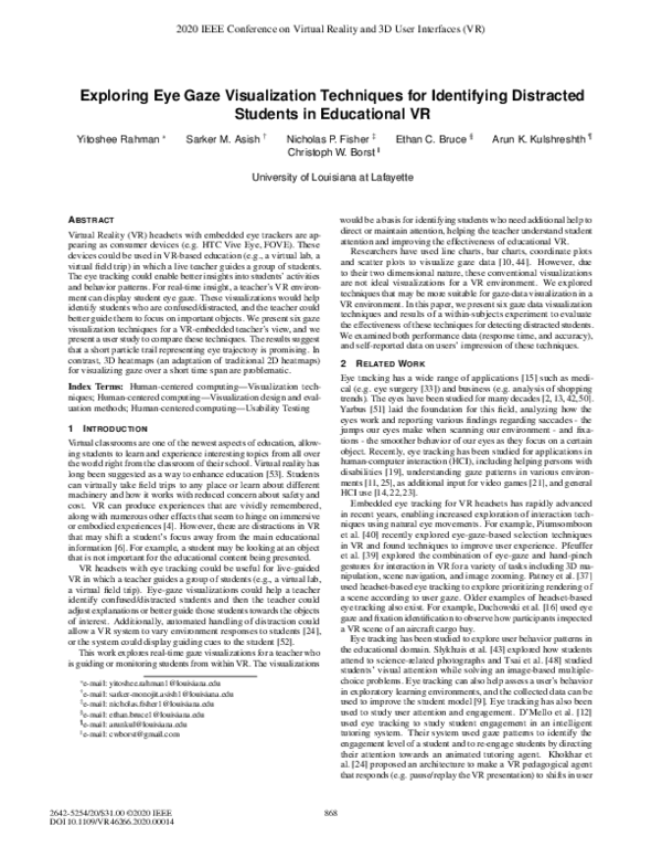 (PDF) Exploring Eye Gaze Visualization Techniques for Identifying ...