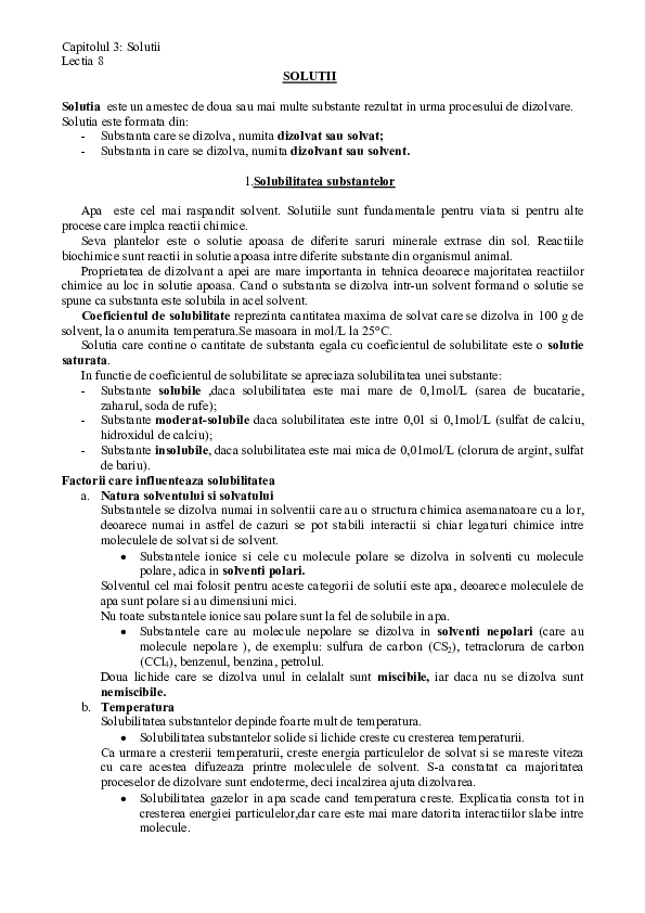 (PDF) Capitolul 3: Solutii Lectia 8 SOLUTII