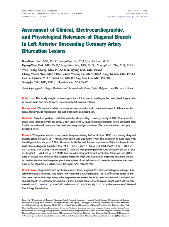 (PDF) Assessment of Clinical, Electrocardiographic, and Physiological ...