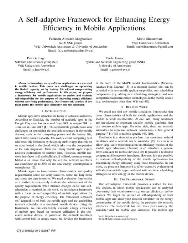 (PDF) A self-adaptive framework for enhancing energy efficiency in ...