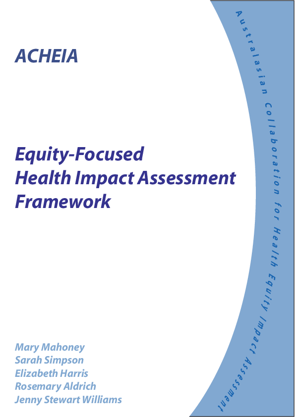 (PDF) Equity-focused health impact assessment framework