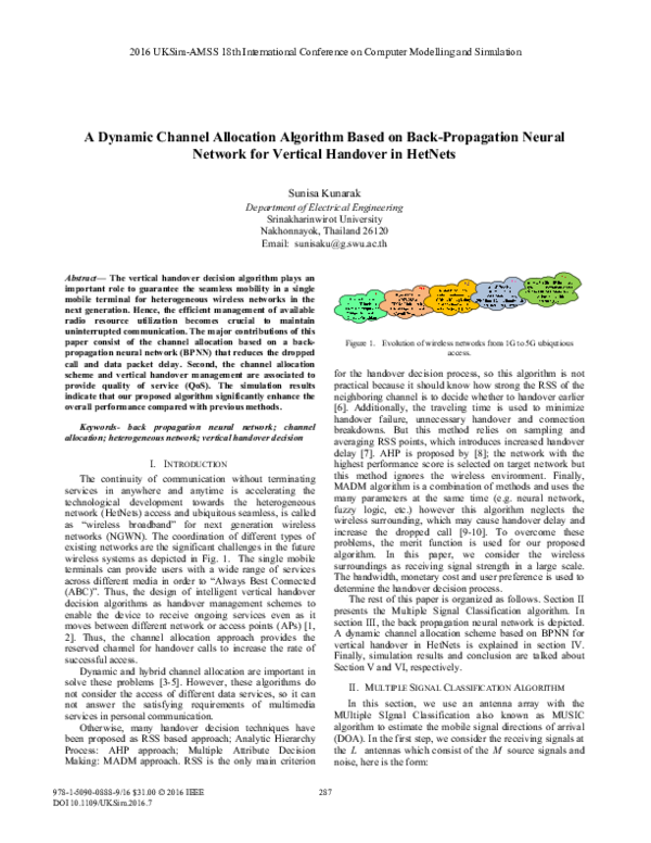 (PDF) A Dynamic Channel Allocation Algorithm Based on Back-Propagation ...
