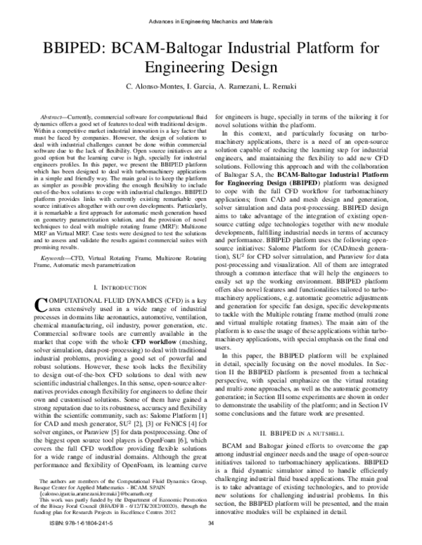 (PDF) BBIPED: BCAM-Baltogar Industrial Platform for Engineering Design