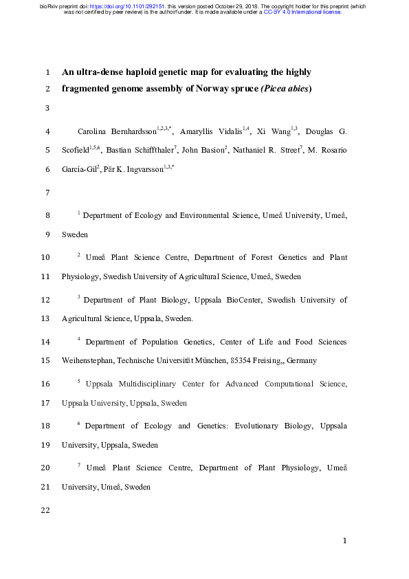 (PDF) An ultra-dense haploid genetic map for evaluating the highly ...