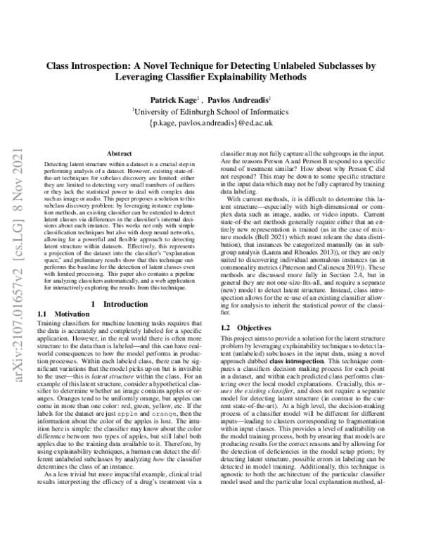 (PDF) Class Introspection: A Novel Technique for Detecting Unlabeled ...