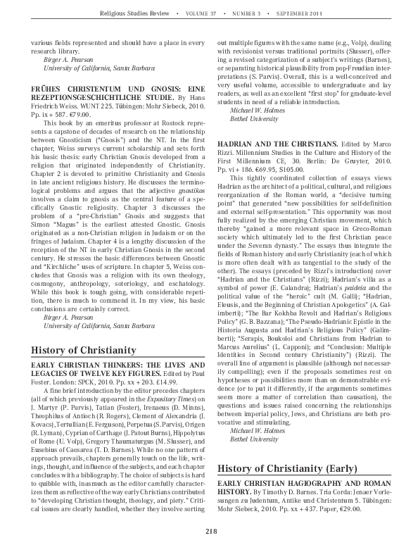 (PDF) The Other Christs: Imitating Jesus in Ancient Christian ...