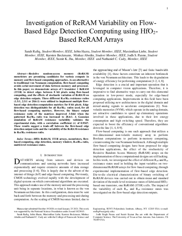 (PDF) Investigation of ReRAM Variability on Flow-Based Edge Detection ...
