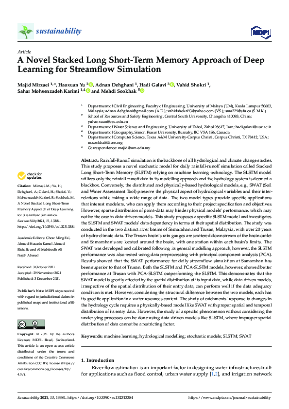(PDF) A Novel Stacked Long Short-Term Memory Approach of Deep Learning ...