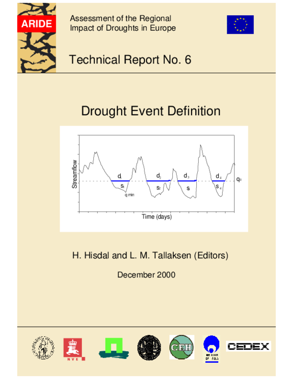 (PDF) ARIDE Assessment of the Regional Impact of Droughts in Europe ...