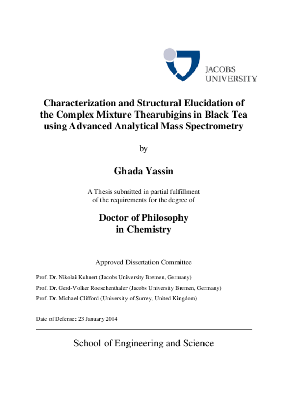 (PDF) Characterization and Structural Elucidation of the Complex ...